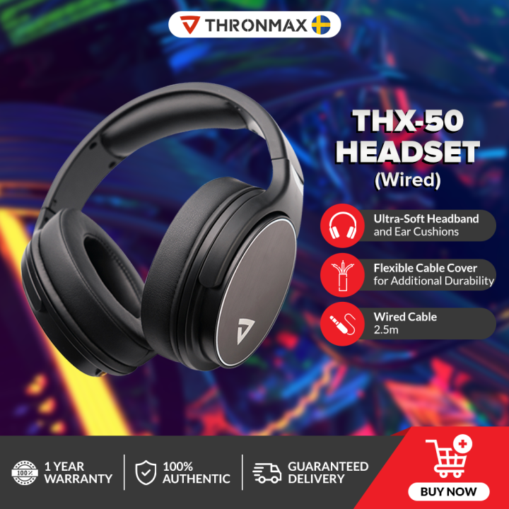 THRONMAX THX-50 Professional Studio Monitoring Headphones (Black) | Lazada