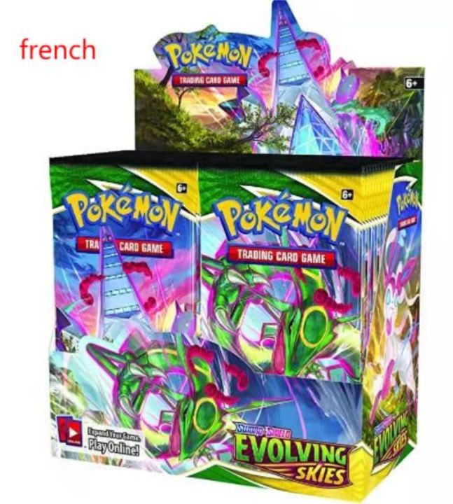 【Coke card toys】 360/324Pcs French Version Pokemon Cards Booster Box ...