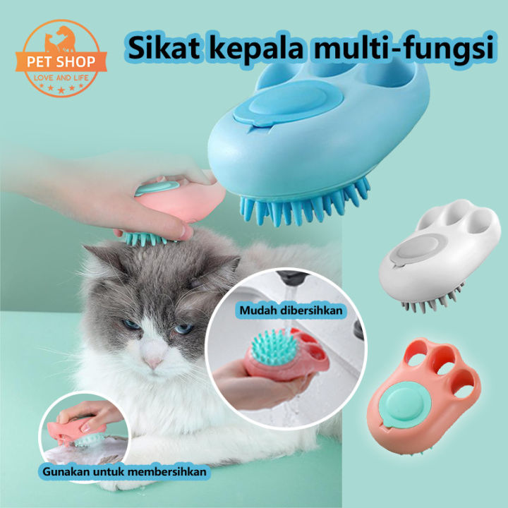 Sisir Kucing Anjing Pet Grooming Comb Brush Sisir Hewan Peliharaan ...