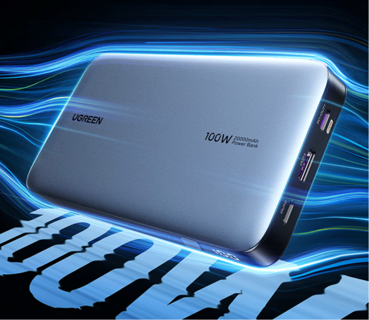 UGREEN CCC Certified 100W High-power Power Bank, 20000mAh, Multi-port ...
