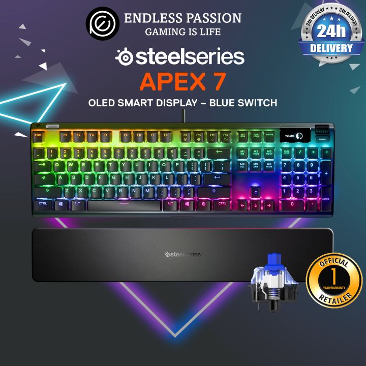 SteelSeries Apex 7 Mechanical Gaming Keyboard | Lazada Singapore