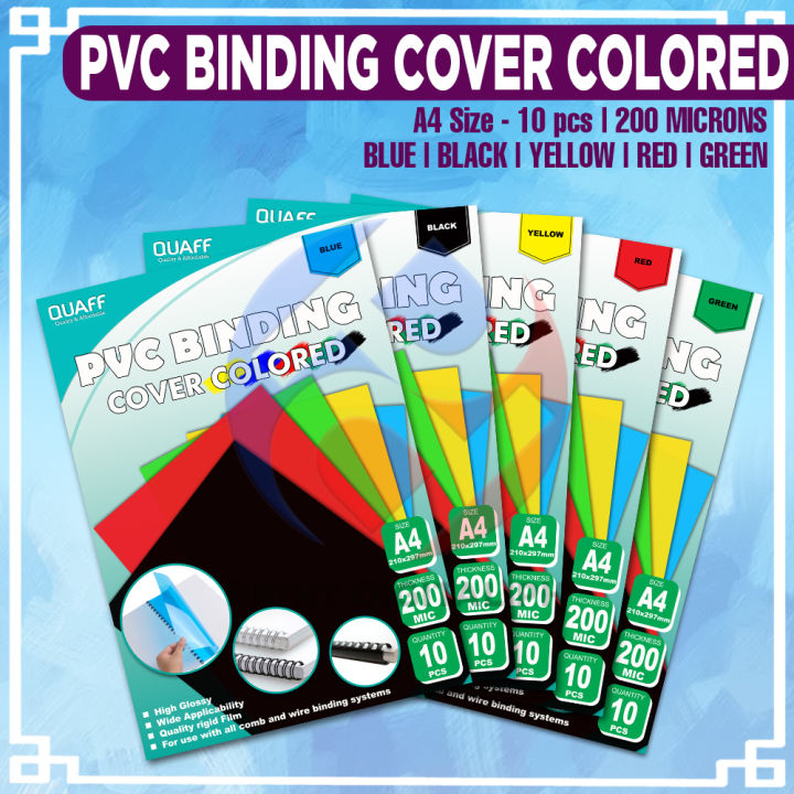 Print Digital Quaff 200 microns PVC Binding Cover A4 size Transparent ...