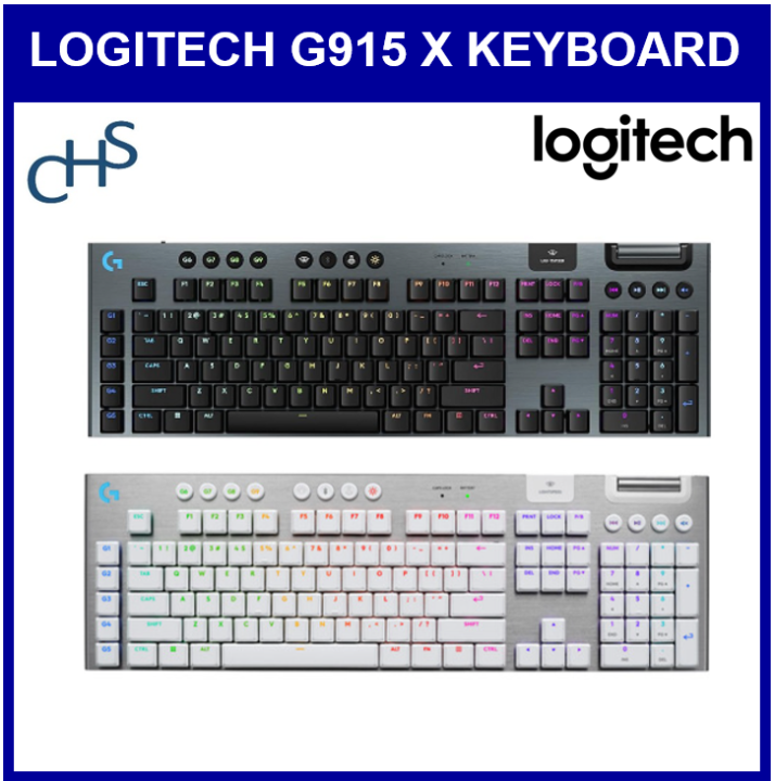 Logitech G915 X Lightspeed Wireless Mechanical Gaming Keyboard RGB ...