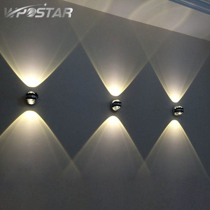 Double-sided Crystal Led Wall Lamp Lighting Bedroom Bedside Lamp ...