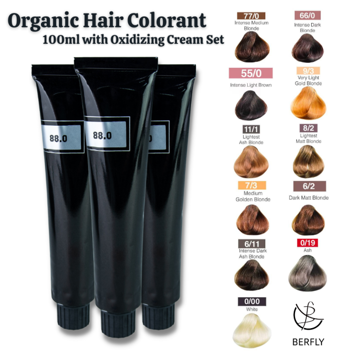 Graspa | Organic Professional Black Hair Colorant with Oxidizing Cream ...