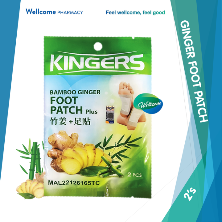 Kingers Ginger Plus Foot Patch 5g - 2's | Lazada