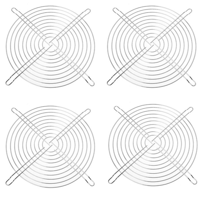 4X Metal PC Computer Case Fan Grill Finger Guard Protection 200mm ...