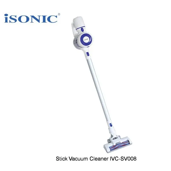 ISONIC CORDLESS STICK VACUUM CLEANER IVC-SV008 2 Speeds 150W 22.2V 25 ...
