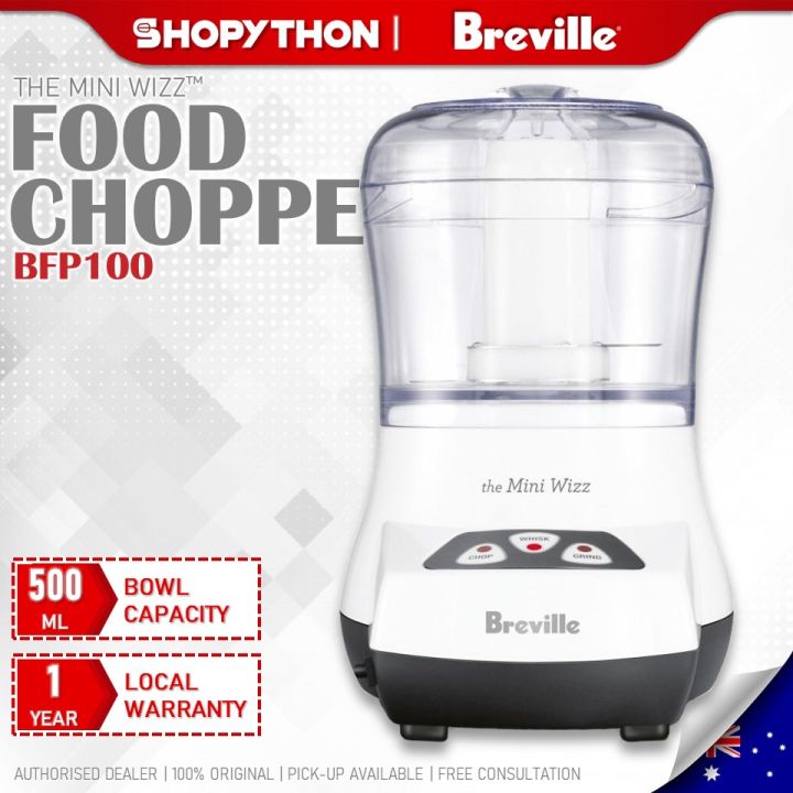 BREVILLE the Mini Wizz BFP100 (500ml/250w) Compact Chopper Food ...