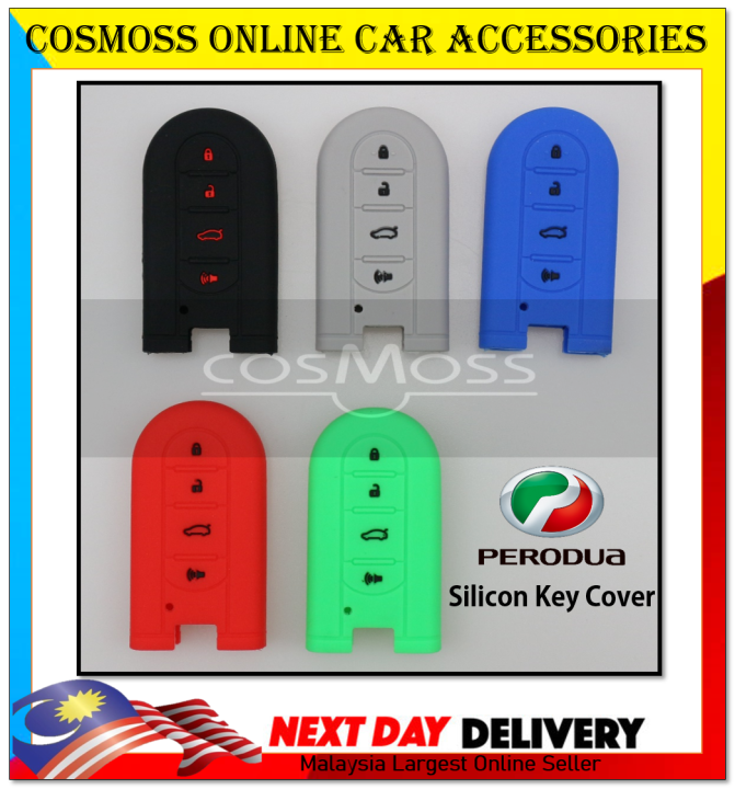 Perodua Bezza / All-New MYVI Keyless Push Start Remote Car Key Silicone ...