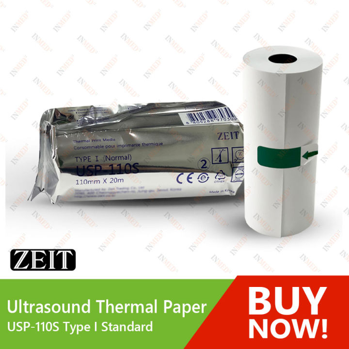 Zeit Ultrasound Thermal Paper USP-110S Type I Standard by 10s | Lazada PH