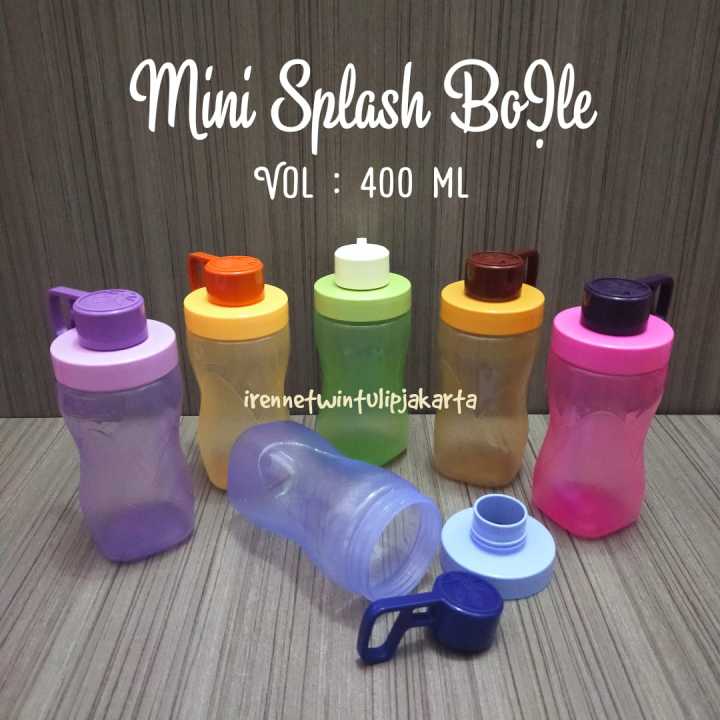 BOTOL MINUM 400 ML { MINI SPLASH BOTTLE TULIPWARE } | Lazada Indonesia