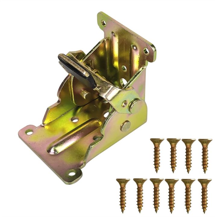 90 Degree Self-Locking Folding Hinge Table Legs Chair Extension ...