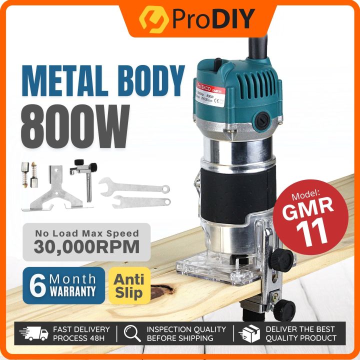 PRODIY GMR11 Electric Wood Trimmer Machine Wood Trimmer Router Hand ...