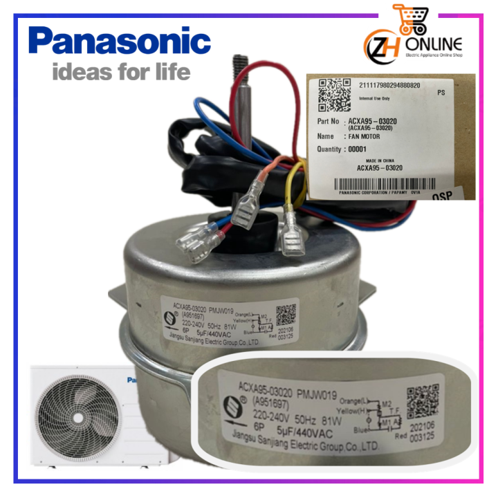 [Genuine/Original Part] PANASONIC Fan Motor Outdoor ACXA95-03020 Motor ...