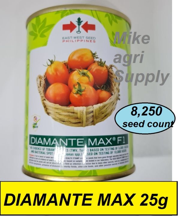 Diamante Max F1 Tomato Seeds kamatis 25 grams LARGE CAN | Lazada PH