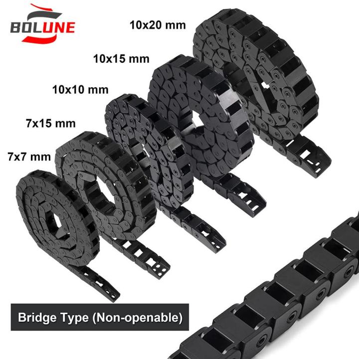 BOLUNEA 1m Nylon Towline Cnc Route Plastic Cable Drag Chain Durable ...