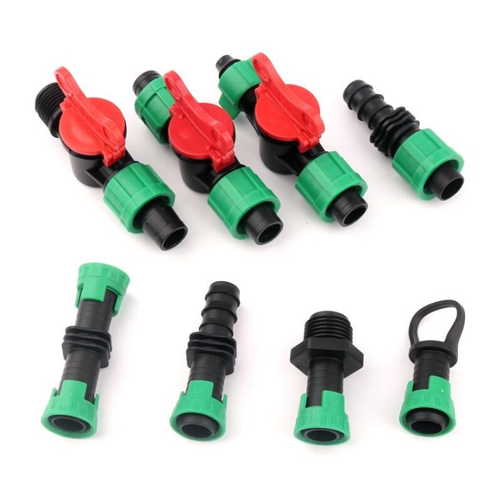 5pcs Lot 16mm Micro Irrigation Drip Tape Connectors Thread Locked Shut