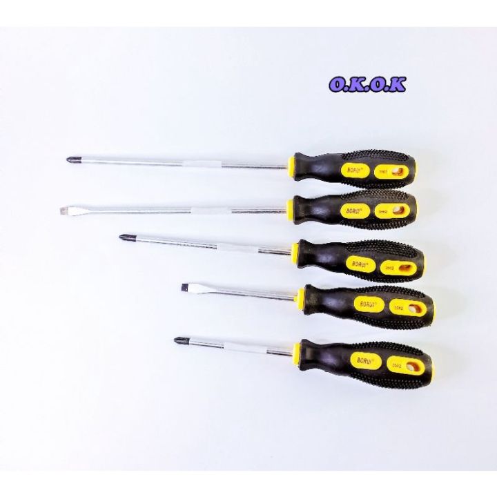 Borui Screw Driver 螺丝刀 Pemutar Skru | Lazada