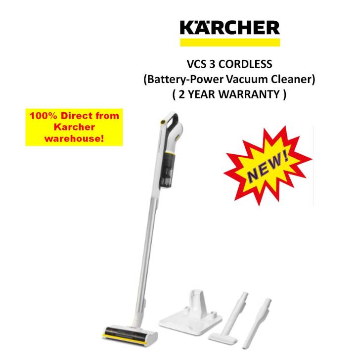 KARCHER BATTERY-POWER VACUUM CLEANER VCS 3 CORDLESS | Lazada Singapore
