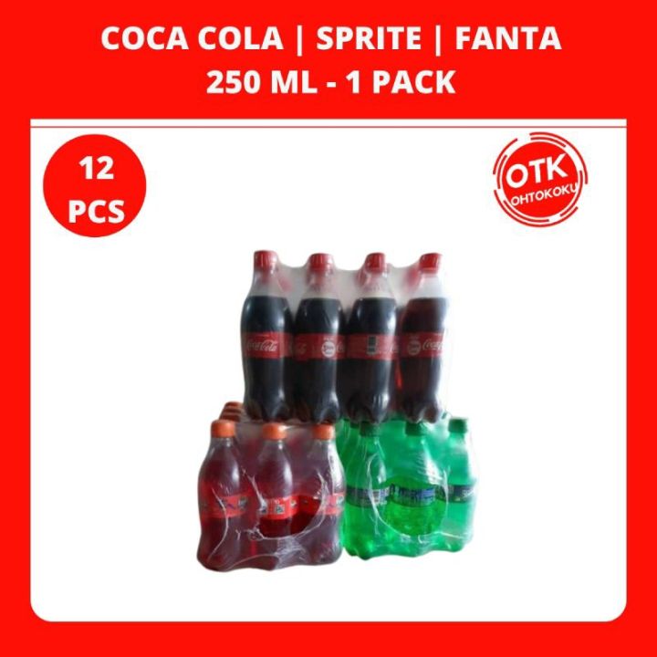 COCA COLA SPRITE FANTA SOFT DRINK 250 ML - 1 DUS | Lazada Indonesia
