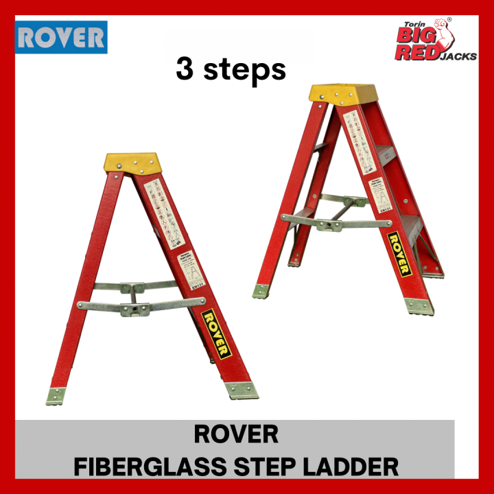 Rover Fiberglass Step Ladder | Lazada PH