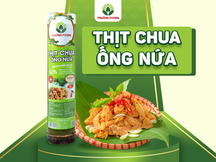 (Chính hãng) Thịt chua ống nứa Trường Foods - Đặc sản thịt chua Phú Thọ ...