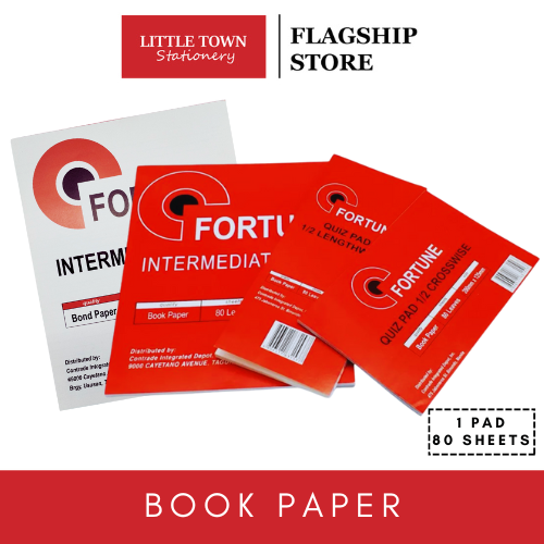 Fortune Intermediate / Quiz Pad Writing Paper 80lvs | Lazada PH
