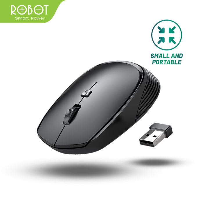 PROMO MOUSE ROBOT M205 WIRELESS MOUSE SILENT OPTICAL 2.4GHz 1600DPI ...