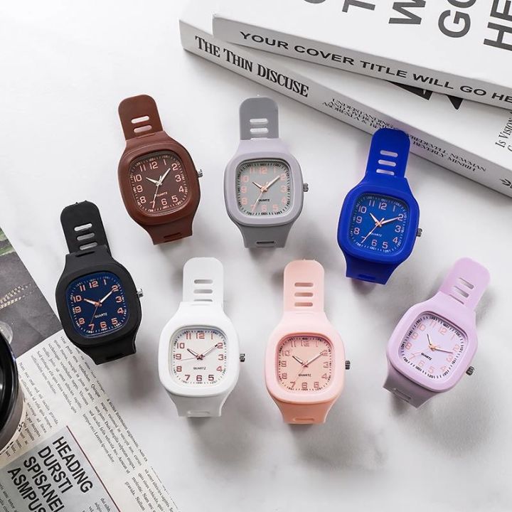 Square Watch Korean Fashion Women's Watch Digital Pointer Watch Ladies ...