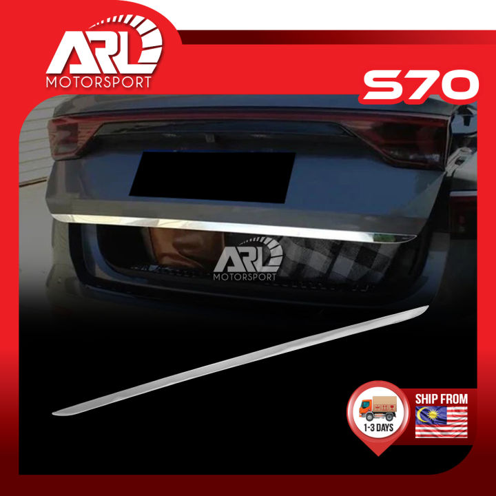 Proton S70 Rear Bonnet Chrome Lining Tailgate Trunk Bonnet Garnish Trim ...