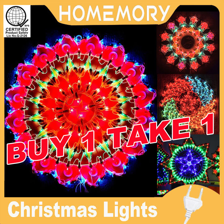 【BUY 1 TAKE 1】Christmas Lights Battery Lantern Parol with LED Lights ...