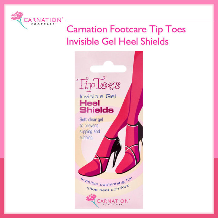 Carnation Footcare Tip Toes Invisible Gel Heel Shields | Lazada Singapore
