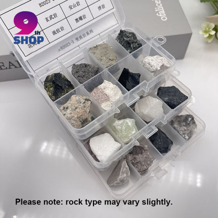 Rock Collection Igneous Rock Metamorphic Sedimentary Stone 8 Pieces ...