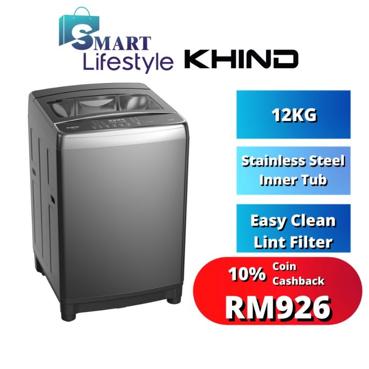 Khind Fully Auto Washing Machine (12kg) WM120A // Pensonic (11Kg) PWA ...