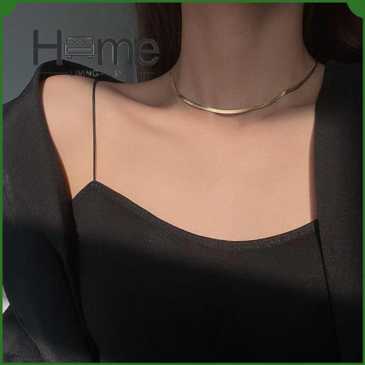 Q-1151 STORE 2mm/3mm Stainless Steel Necklace Stainless Steel Gold ...