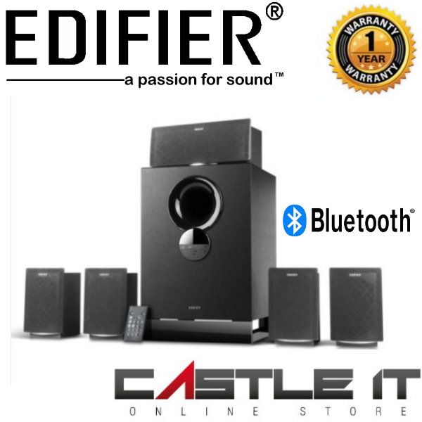 Edifier R501BT Versatile 5.1 Speaker System with Bluetooth Wireless ...