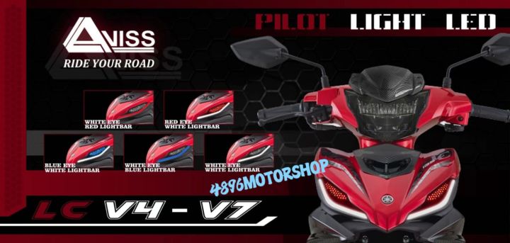[ VISS ] YAMAHA LC 135 LC135 V2 V3 V4 V5 V6 V7 LED FRONT SIGNAL MATA GABAN POSITION LAMP LIGHT ...
