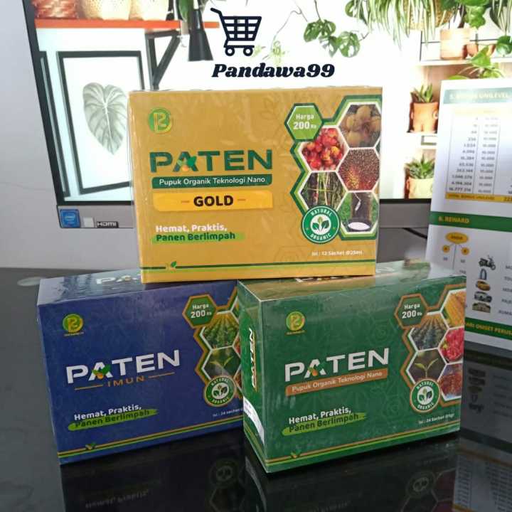 PUPUK PATEN 1 BOX ISI 24 SACHET IMUN PATEN - PUPUK PATEN GOLD | Lazada ...