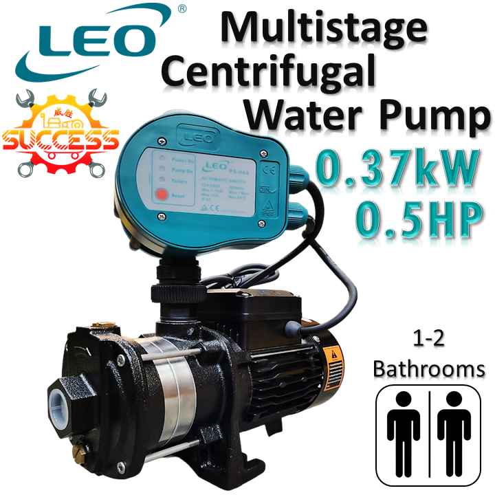 LEO Water Pressure Booster Pump for Home Multi-stage Centrifugal High ...