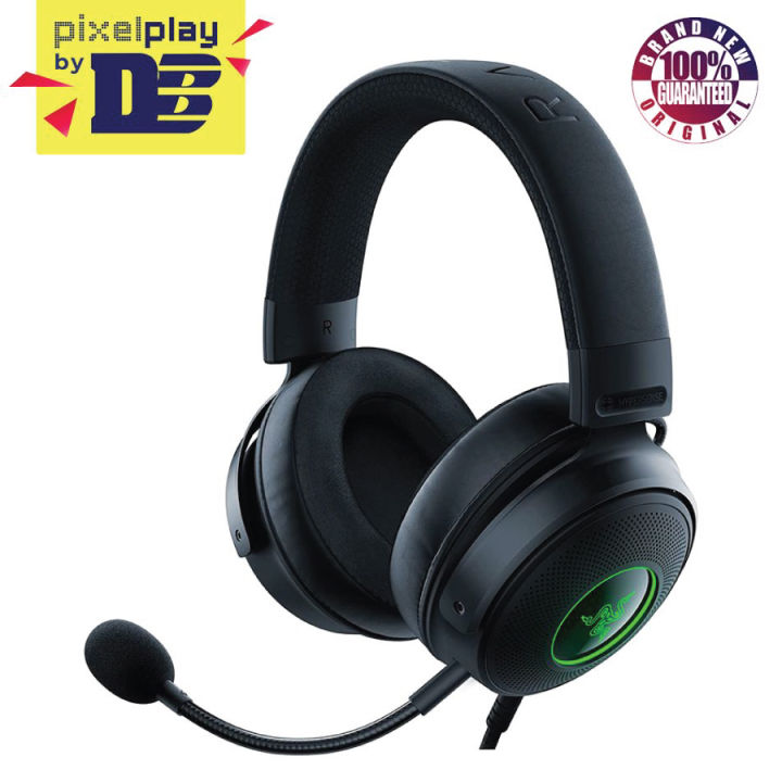 Razer Kraken V3 Wired USB Gaming Headset With Razer Chroma RGB (BLACK ...