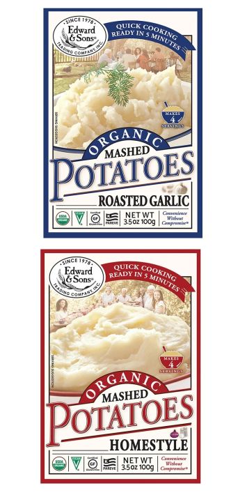 [PRE-ORDER] ORGANIC MASHED POTATOES BY EDWARD & SONS 100G - HOME STYLE ...