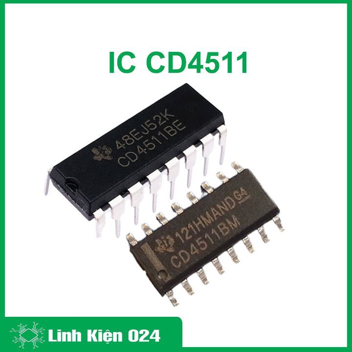 IC CD4511 DIP16/SOP16 trình điều khiển led 7 đoạn | Lazada.vn