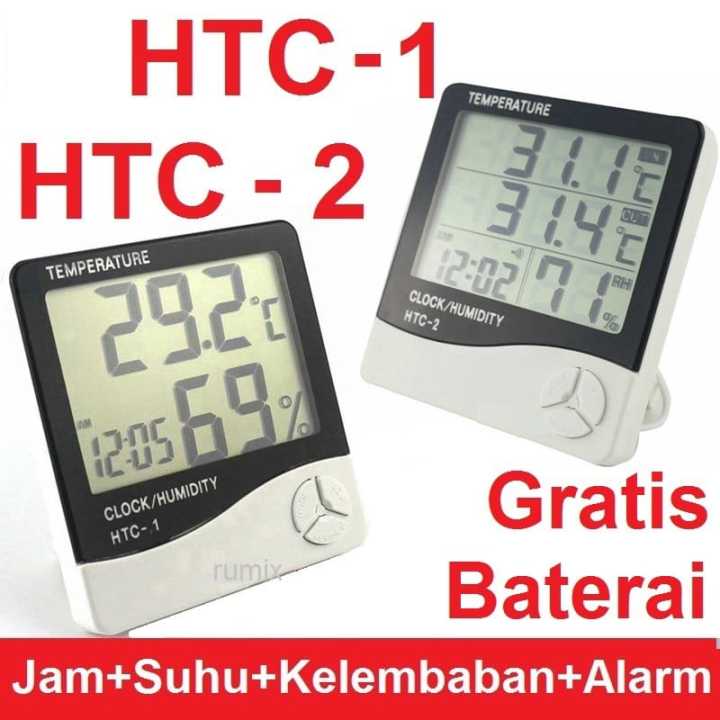 HTC-1 HTC-2 Hygrometer Thermometer Digital Higrometer Termometer ...