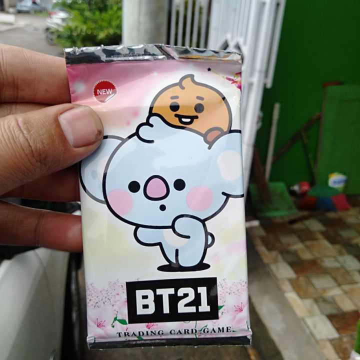 2 Pack mainan kartu BTS isi 20 kartu Trading card BT21 | Lazada Indonesia