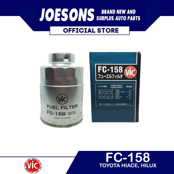 FC-158 VIC FUEL FILTER for TAMARAW FX Diesel 2C/ Triton/ Montero 2008 ...