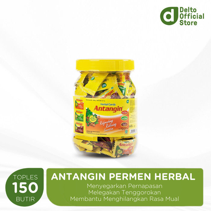Antangin Permen Herbal Toples 150 Butir Aneka Rasa Madu Honey Barley ...