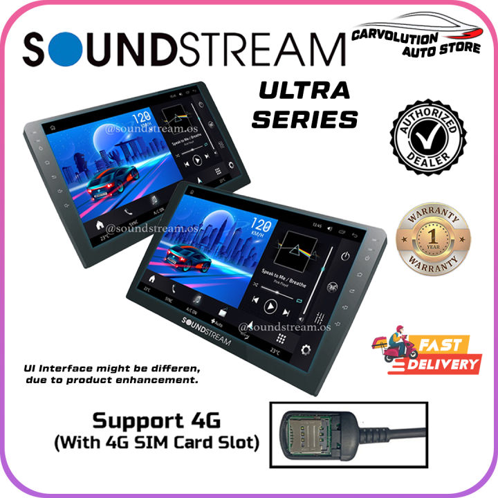 SOUNDSTREAM ANZUO ULTRA Support 360 Camera DSP 32 Band 4G SIM Android ...