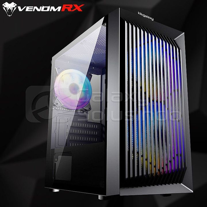VenomRX ISKANDER Tempered Glass Side Gaming Case | Lazada Indonesia