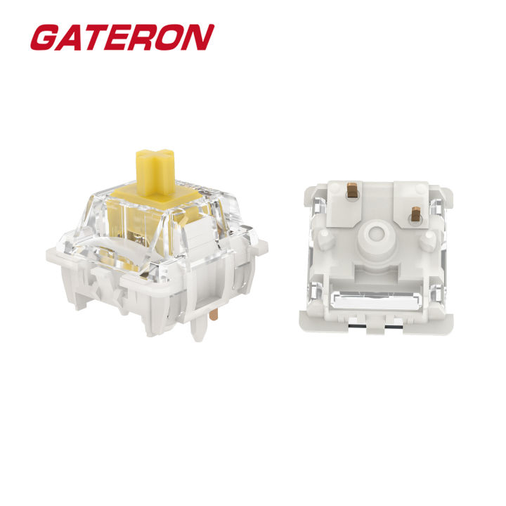 GATERON G Pro 3.0 Yellow Linear Switches RGB Pre-lubed 50gf 5 pins for ...